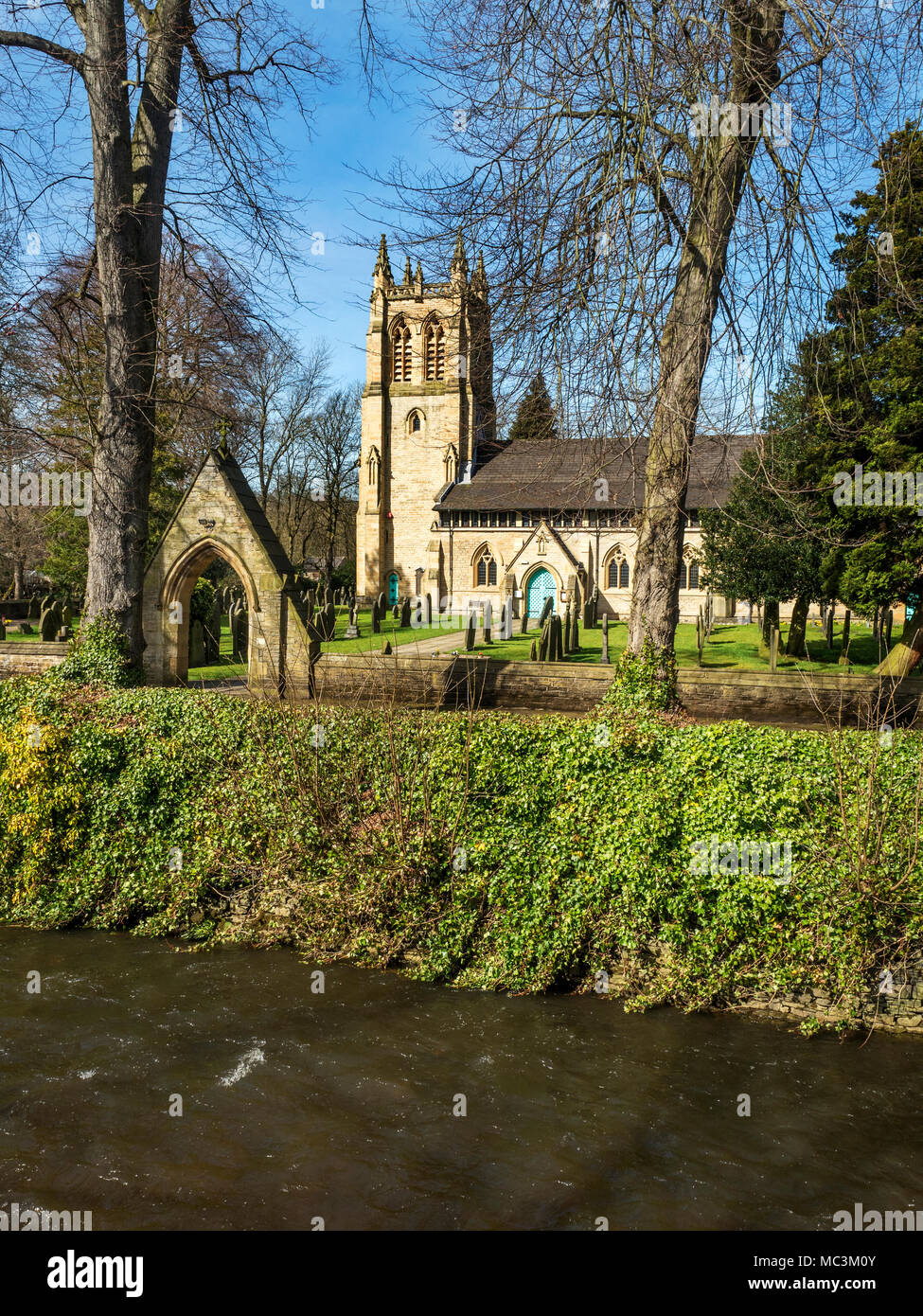St Pauls Parish Church at Armitage Bridge near Huddersfield West ...