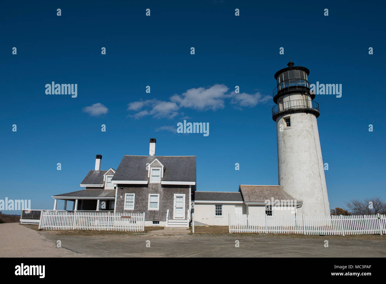 The Highland Light is an active lighthouse built in 1797 on the Cape ...