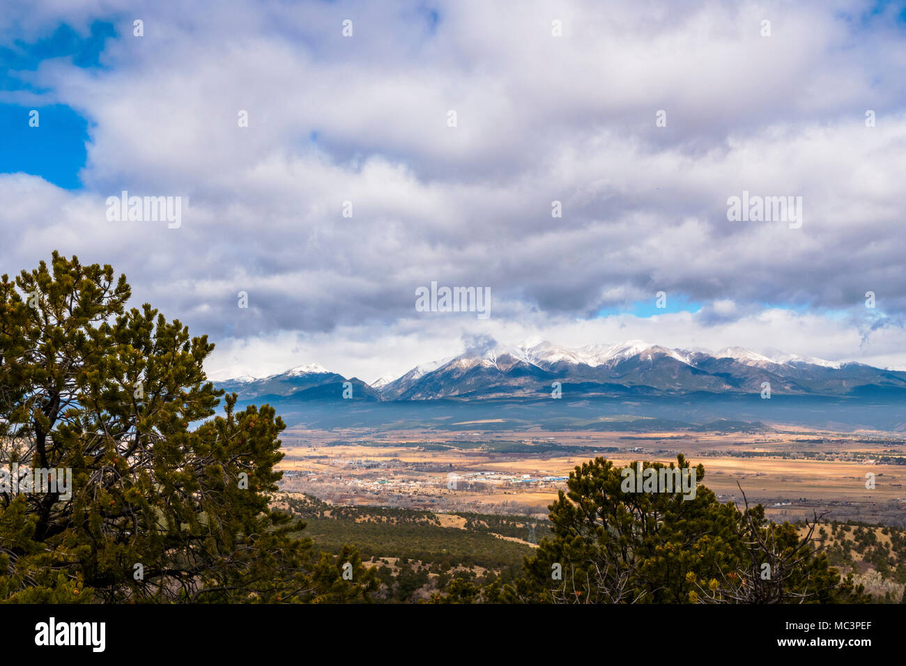 Mt. Shavano; Collegiate Peaks; Rocky Mountains; central Colorado; USA ...