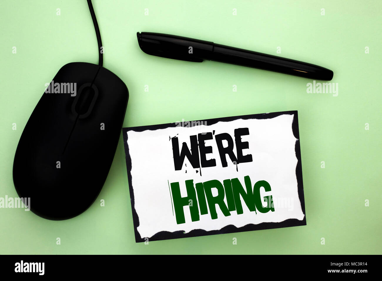 Text sign showing We're Hiring. Conceptual photo Recruiting Hiring Now ...