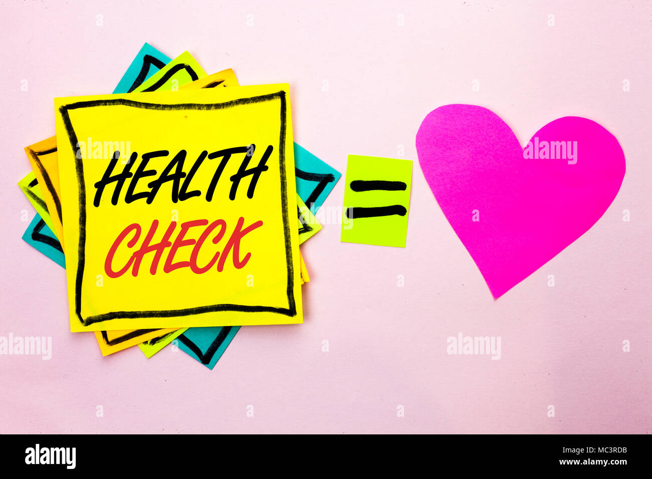 Text sign showing Health Check. Conceptual photo Medical Examination ...
