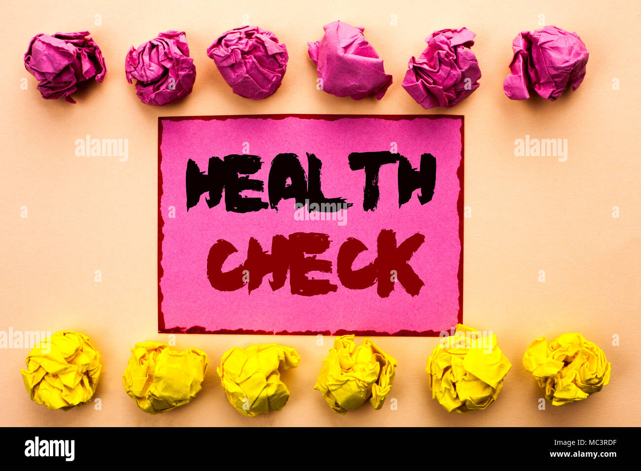 Word writing text Health Check. Business concept for Medical ...