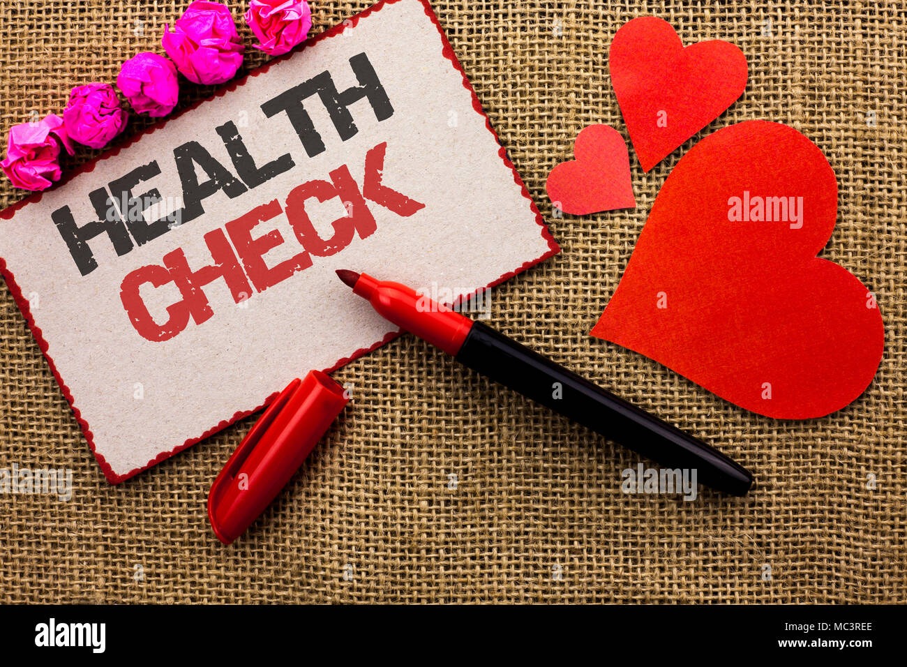 Word writing text Health Check. Business concept for Medical ...