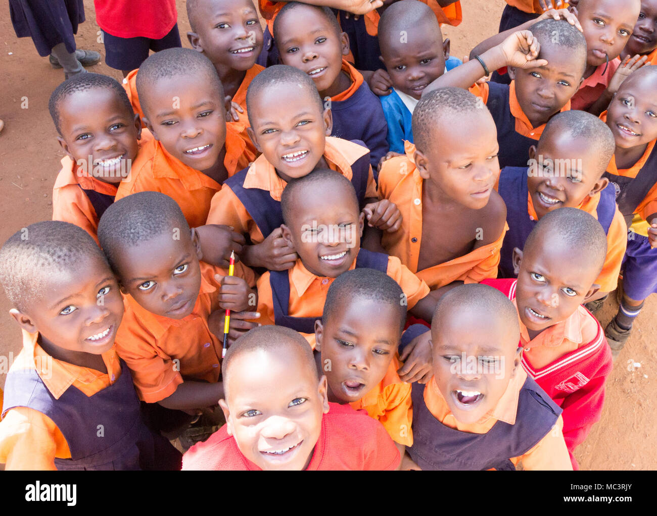 Children in school uniforms hi-res stock photography and images - Alamy