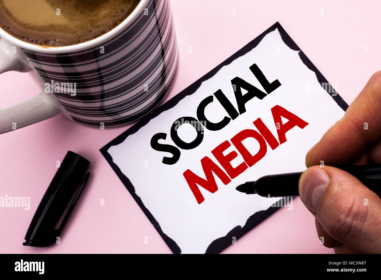 Handwriting Text Writing Social Media Concept Meaning Communication Chat Online Messaging Share