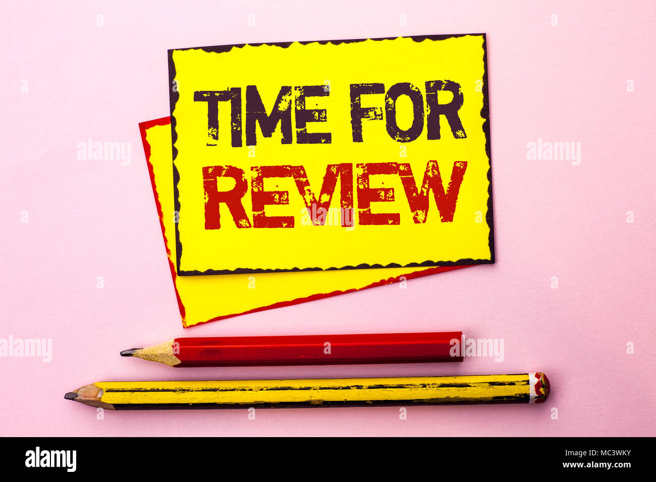 Text sign showing Time For Review. Conceptual photo Evaluation Feedback ...