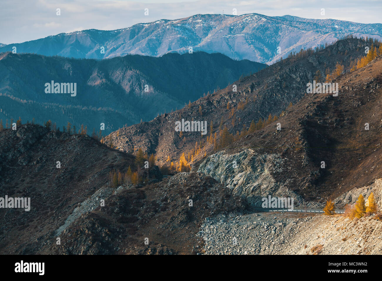 Altai mountains Landscape. Altai Republic, Russia Stock Photo - Alamy