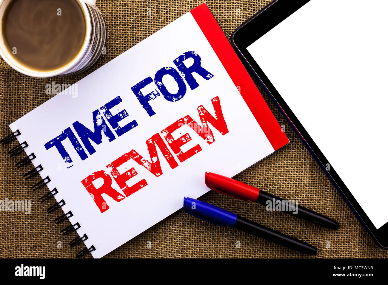 Handwriting Text Time For Review Concept Meaning Evaluation Feedback Moment Performance Rate