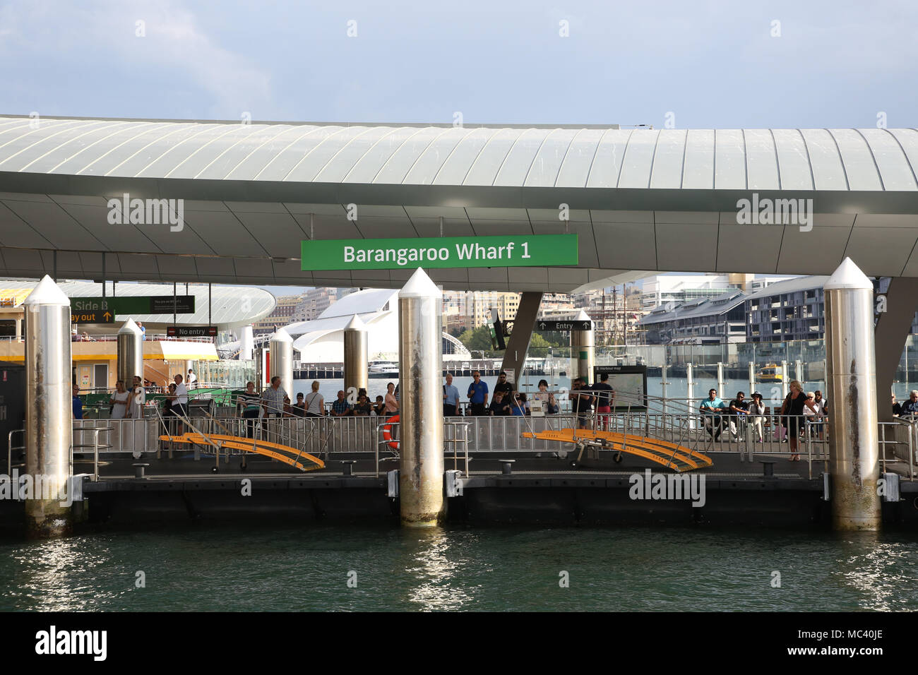 Barangaroo Wharf 1 Stock Photo - Alamy