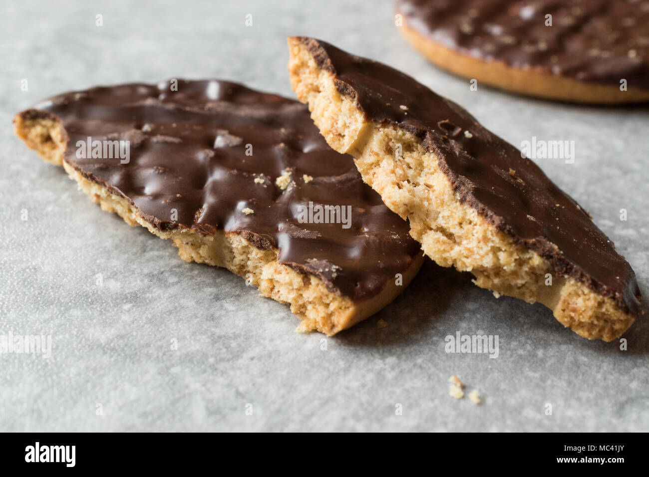 Half bitten chocolate hi-res stock photography and images - Alamy