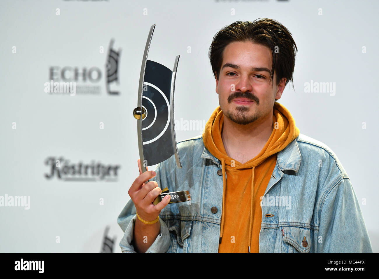 12 April 2018, Germany, Berlin: Clemens Rehbein from Milky Chance with ...