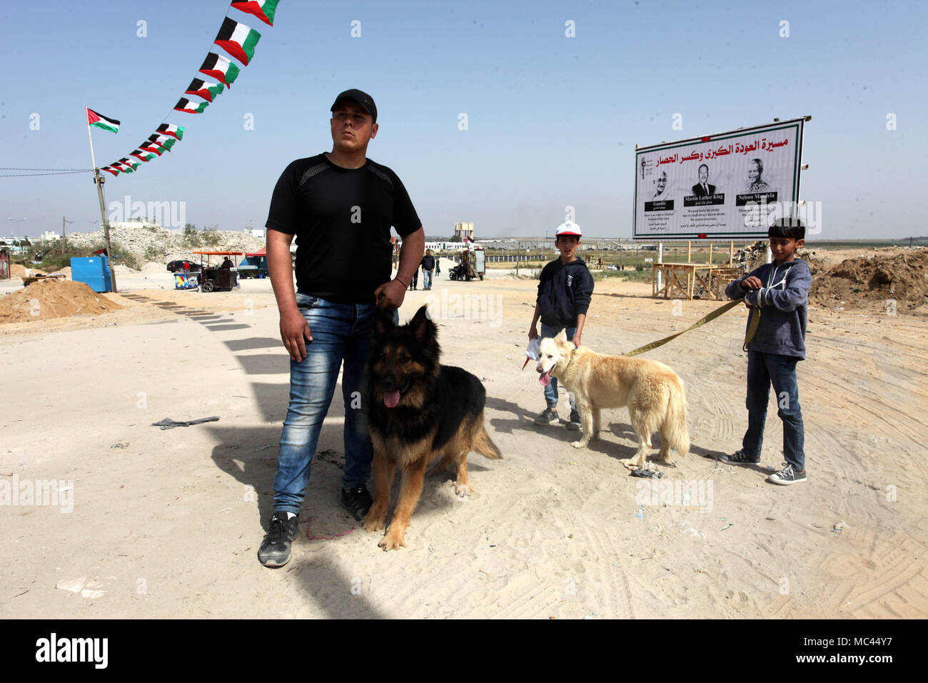 Gaza City, Gaza Strip, Palestinian Territory. 12th Apr, 2018 ...