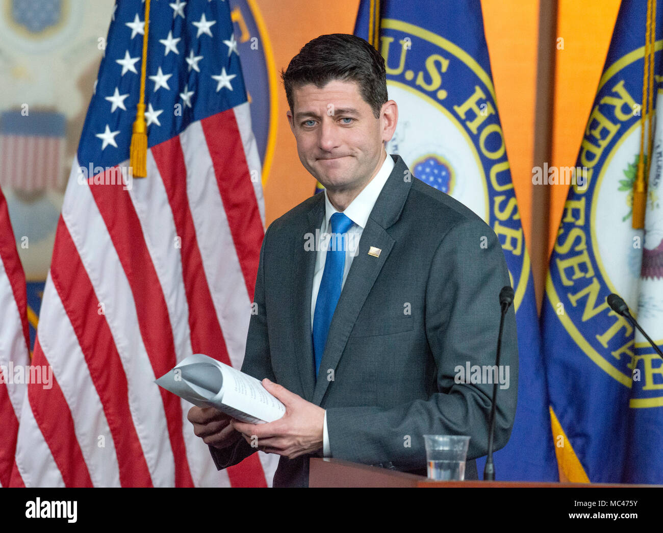 Washington, United States Of America. 11th Apr, 2018. Speaker of the ...