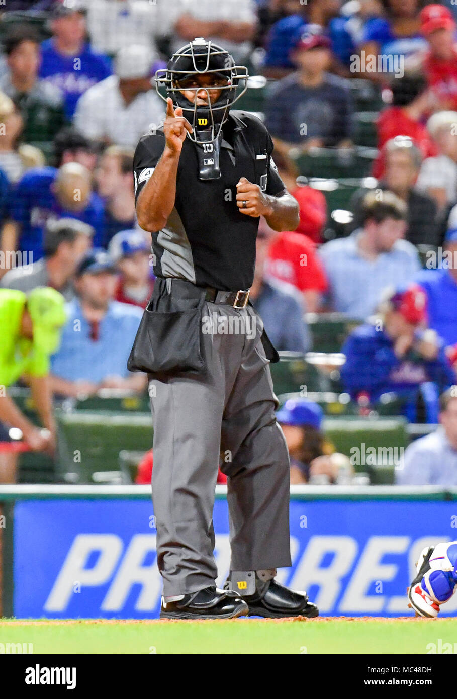 Apr 11, 2018: MLB umpire Alan Porter #64 during an MLB game between the ...