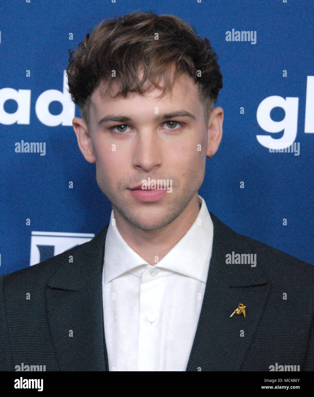 Beverly Hills, California, USA. 12th April, 2018. Actor Tommy Dorfman ...