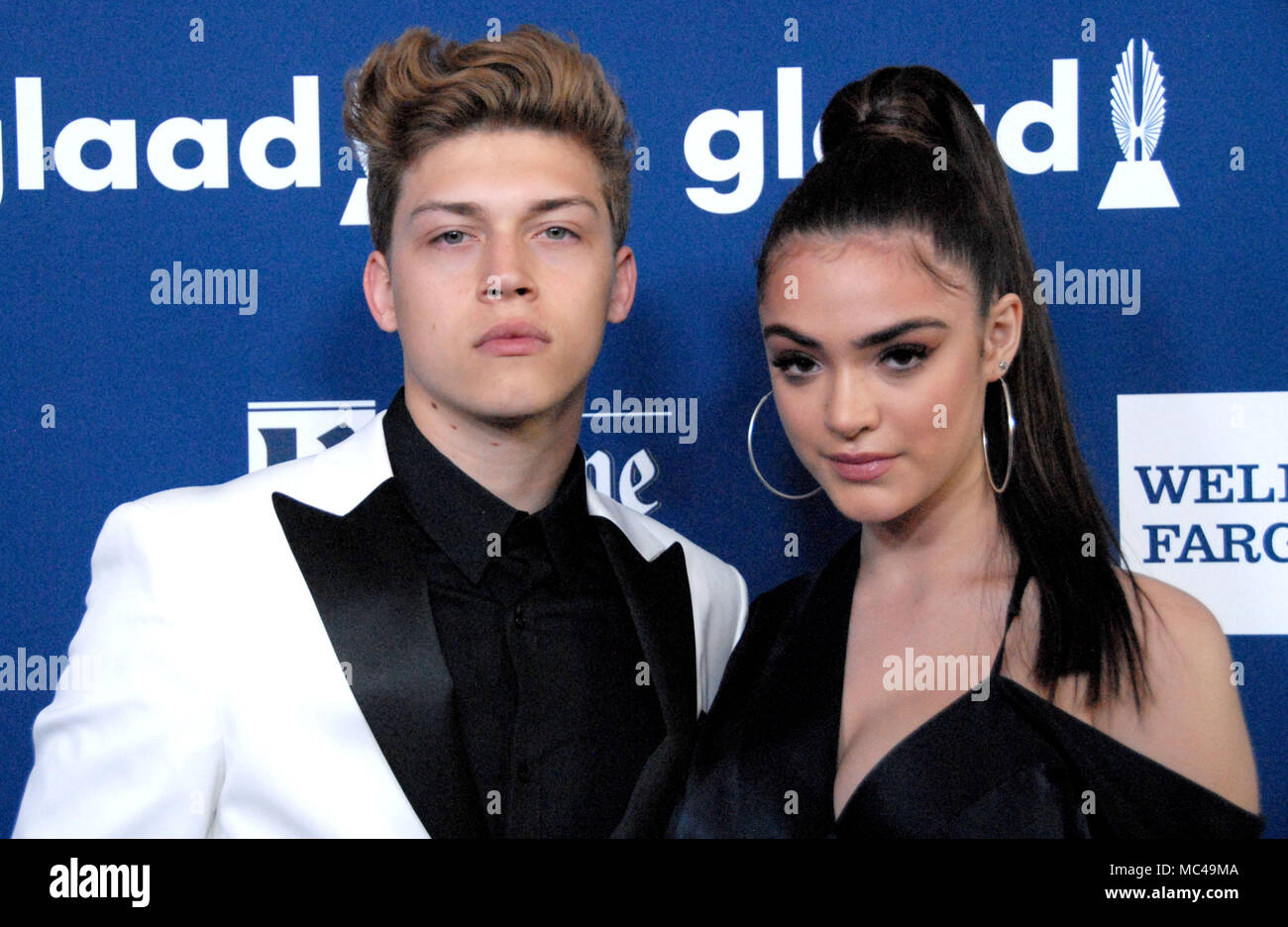 Beverly Hills, California, USA. 12th April, 2018. (L-R) Singer Ricky ...