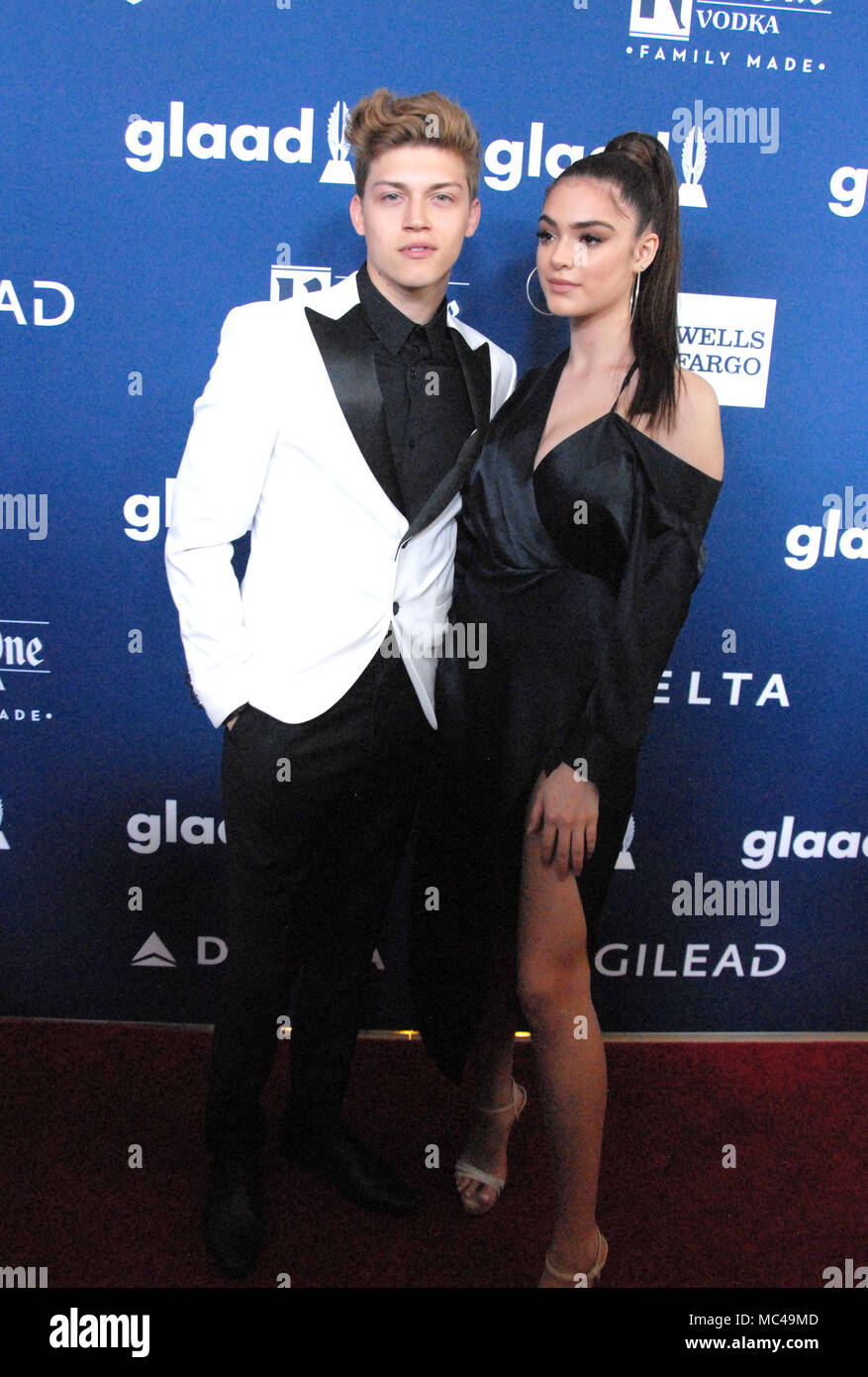 Beverly Hills, California, USA. 12th April, 2018. (L-R) Singer Ricky ...