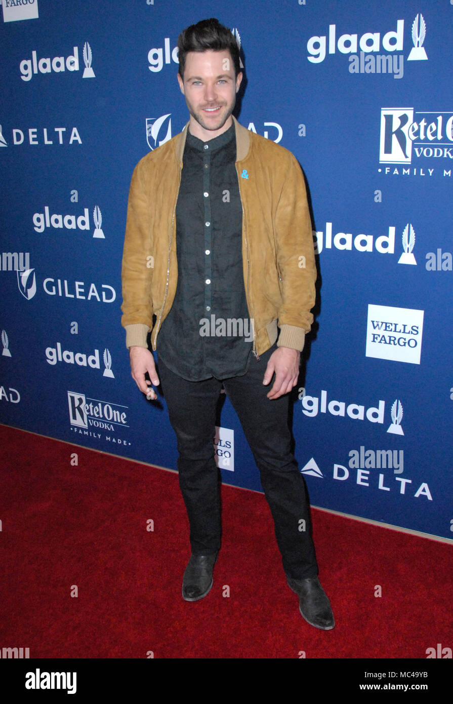 Beverly Hills, California, USA. 12th April, 2018. Actor Brandon ...