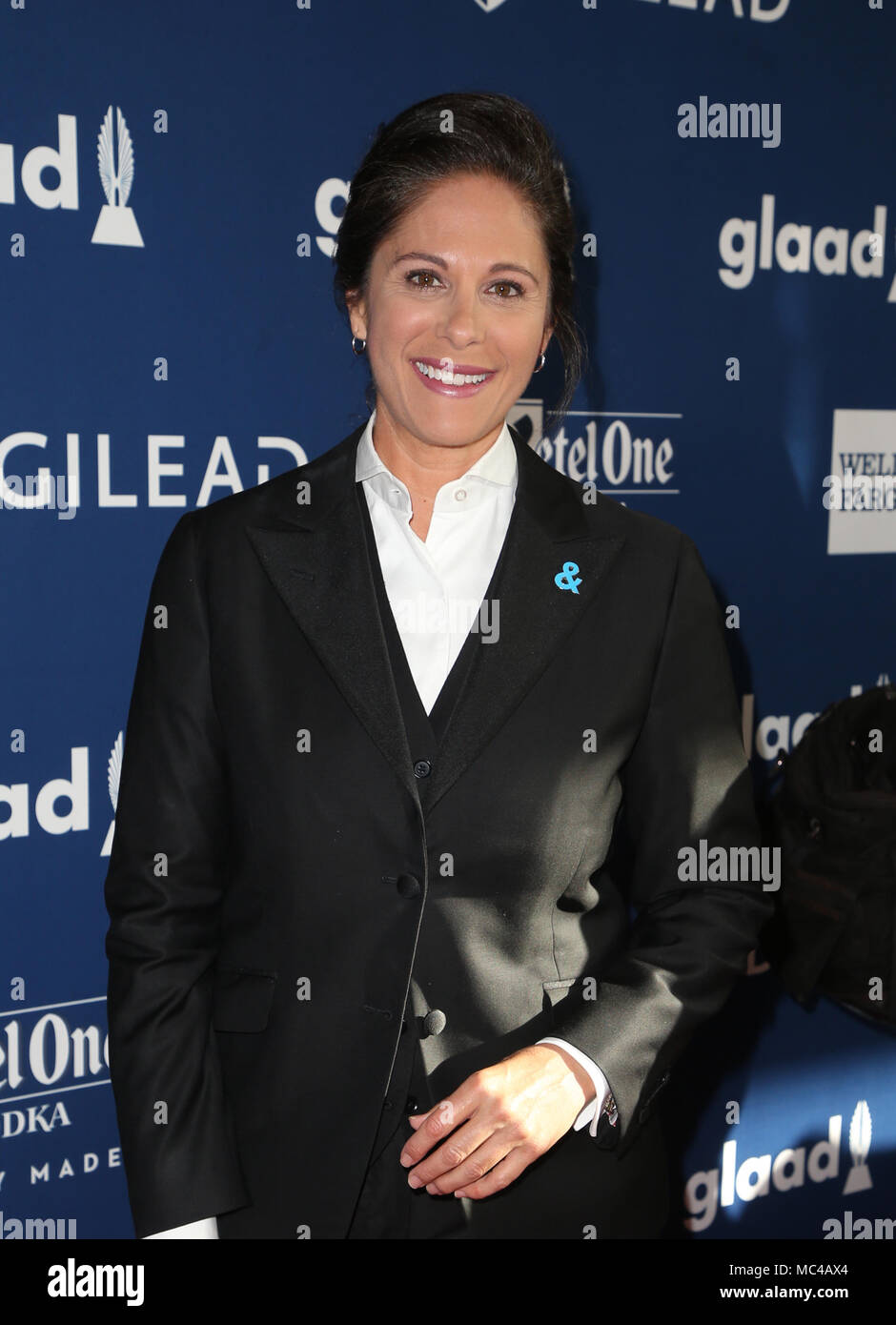 BEVERLY HILLS, CA - APRIL 12: Dana Goldberg, At the 29th Annual GLAAD ...