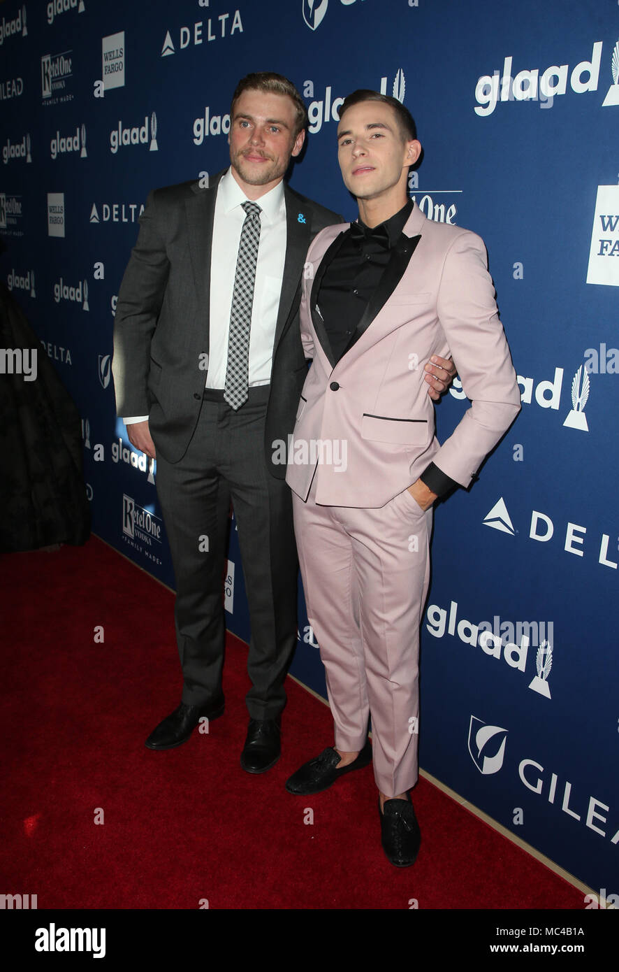BEVERLY HILLS, CA - APRIL 12: Gus Kenworthy, Adam Rippon, At the 29th ...