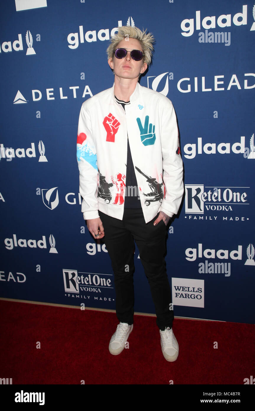 BEVERLY HILLS, CA - APRIL 12: Nats Getty, At the 29th Annual GLAAD ...