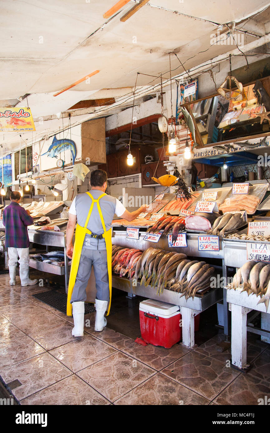 Ensenada fish market hi-res stock photography and images - Alamy