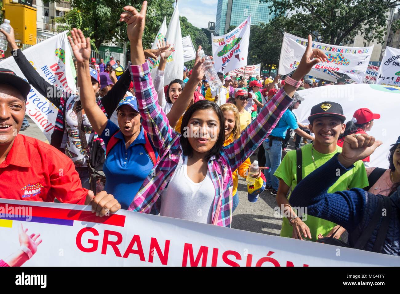 Popular mobilization carried out on December 17 by President Nicolás ...