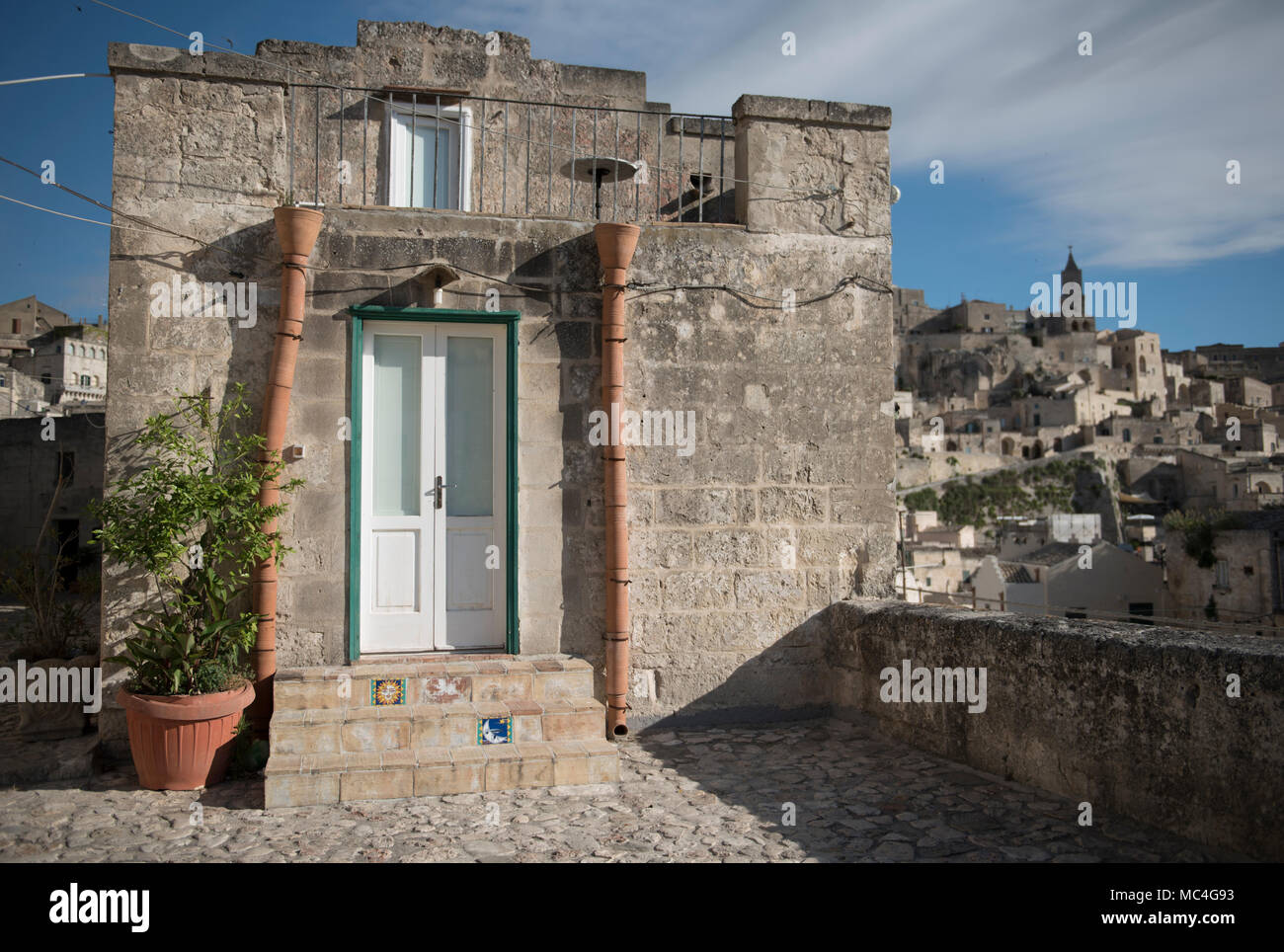 A house in the Sasso Caveoso Stock Photo - Alamy