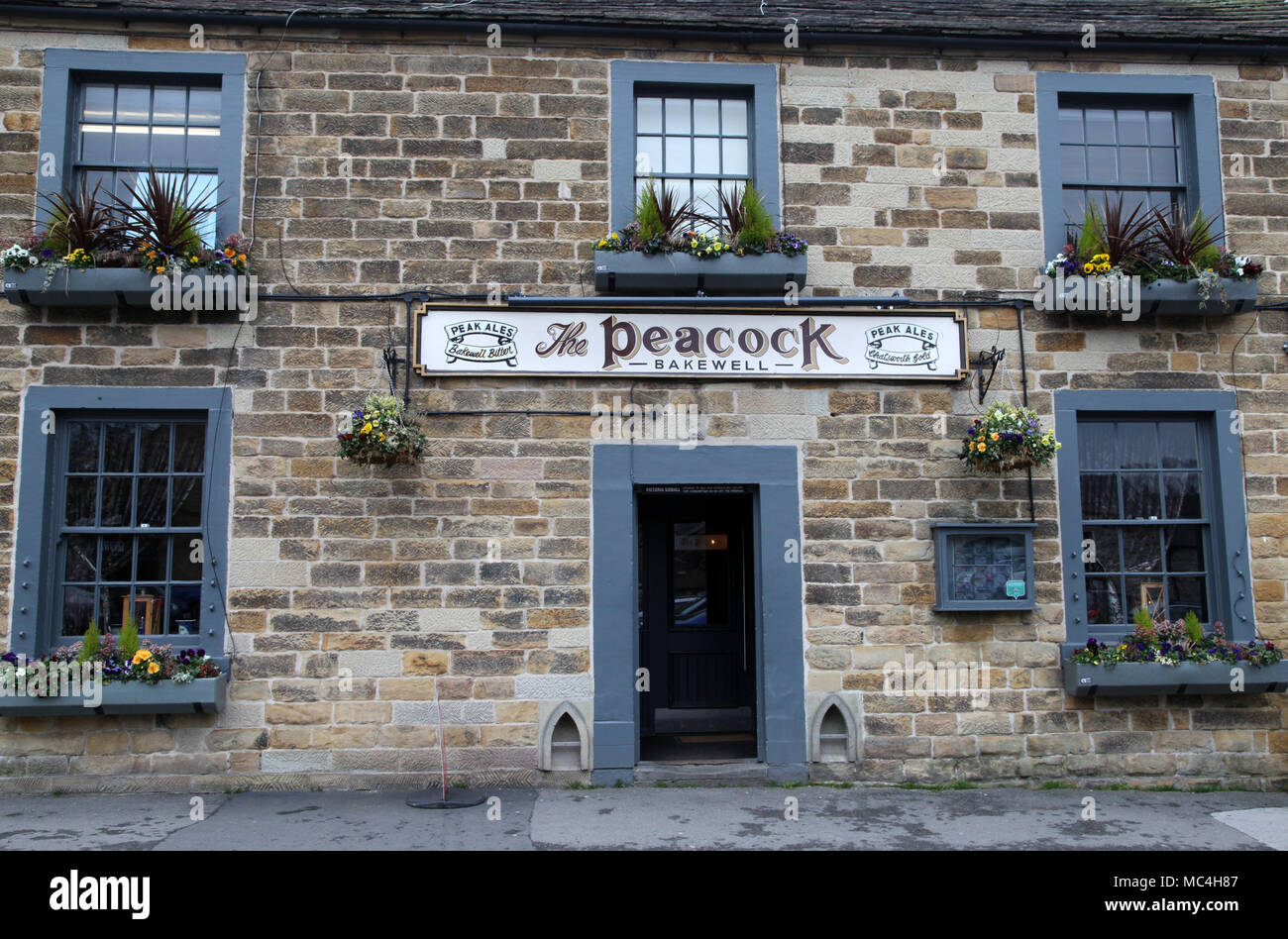 Peacock public house bakewell hi-res stock photography and images - Alamy
