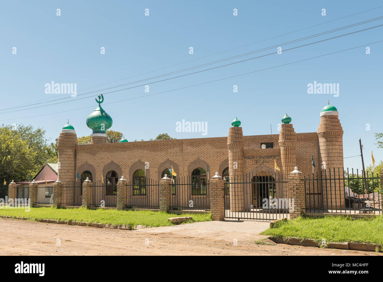 CLOCOLAN, SOUTH AFRICA - MARCH 12, 2018: A mosque in Clocolan in the ...