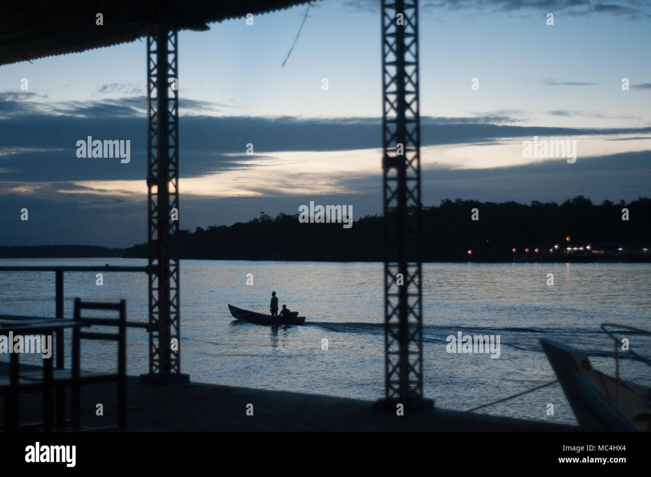 Amazon river boat night hi-res stock photography and images - Alamy