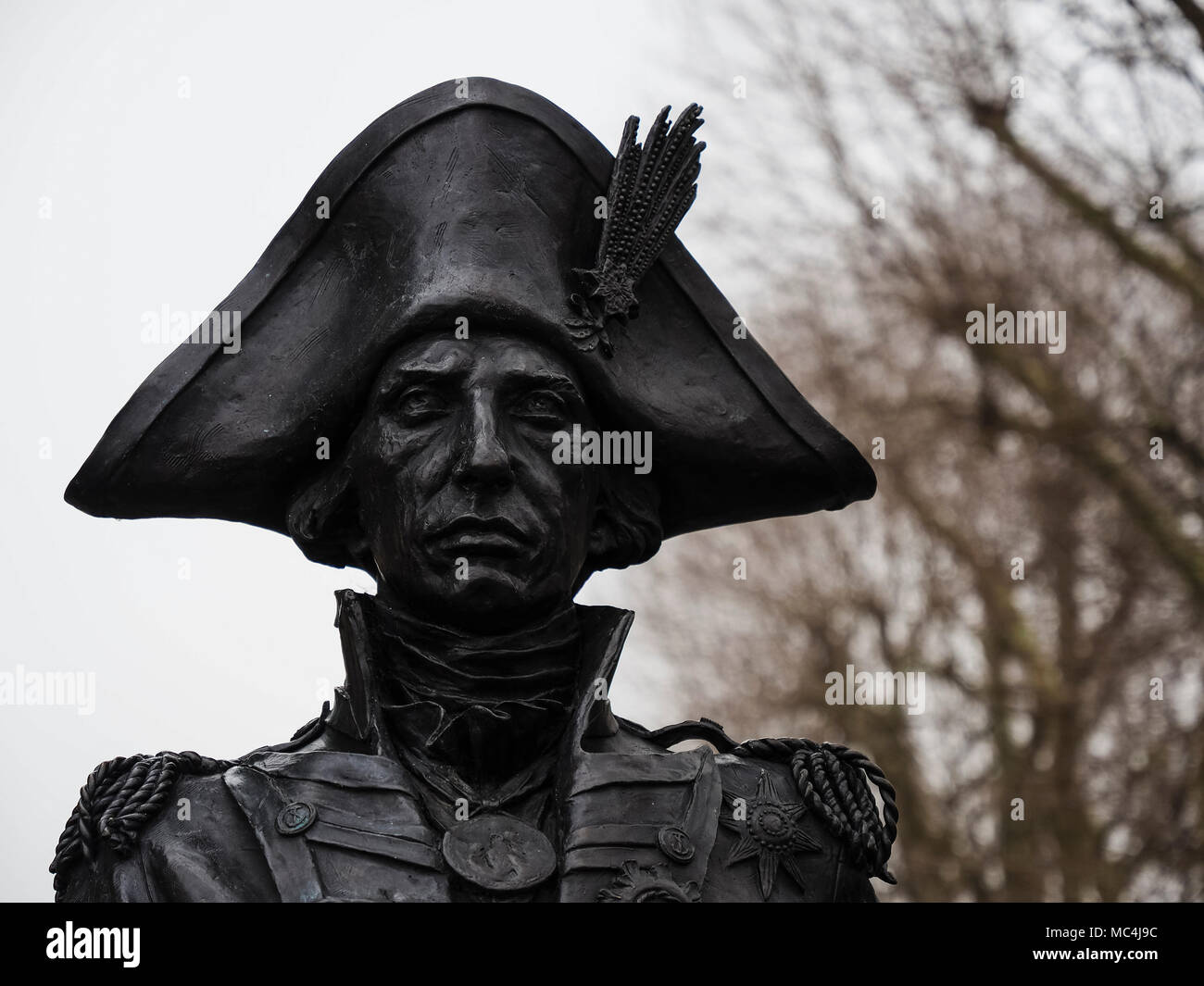 Statue of lord nelson at greenwich hi-res stock photography and images ...