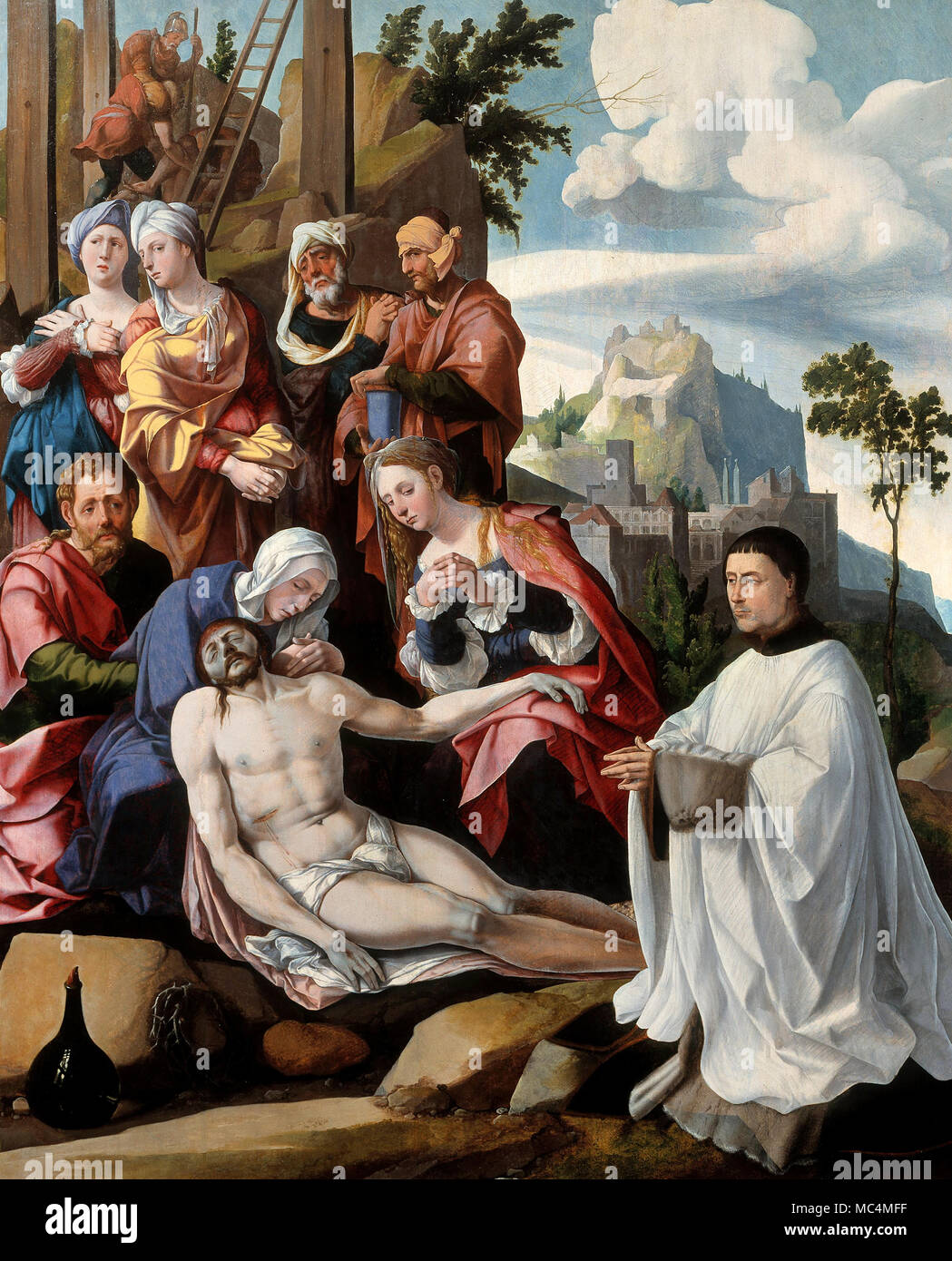 Jan van Scorel, Lamentation of Christ with a Donor. Circa 1535. Centraal Museum in Utrecht ...