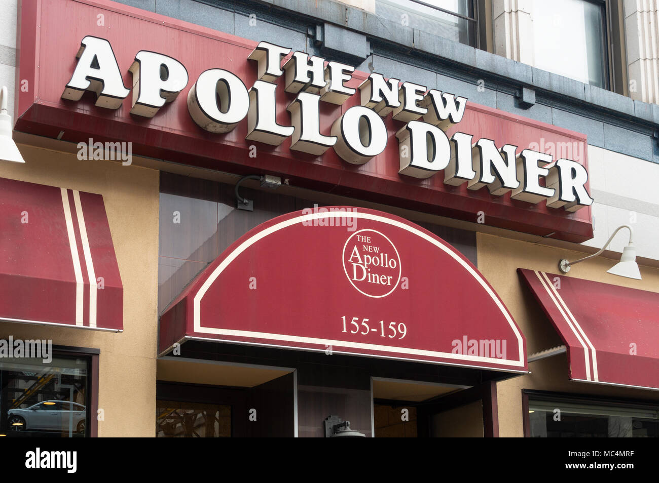 The New Apollo Diner in Downtown Brooklyn Stock Photo - Alamy