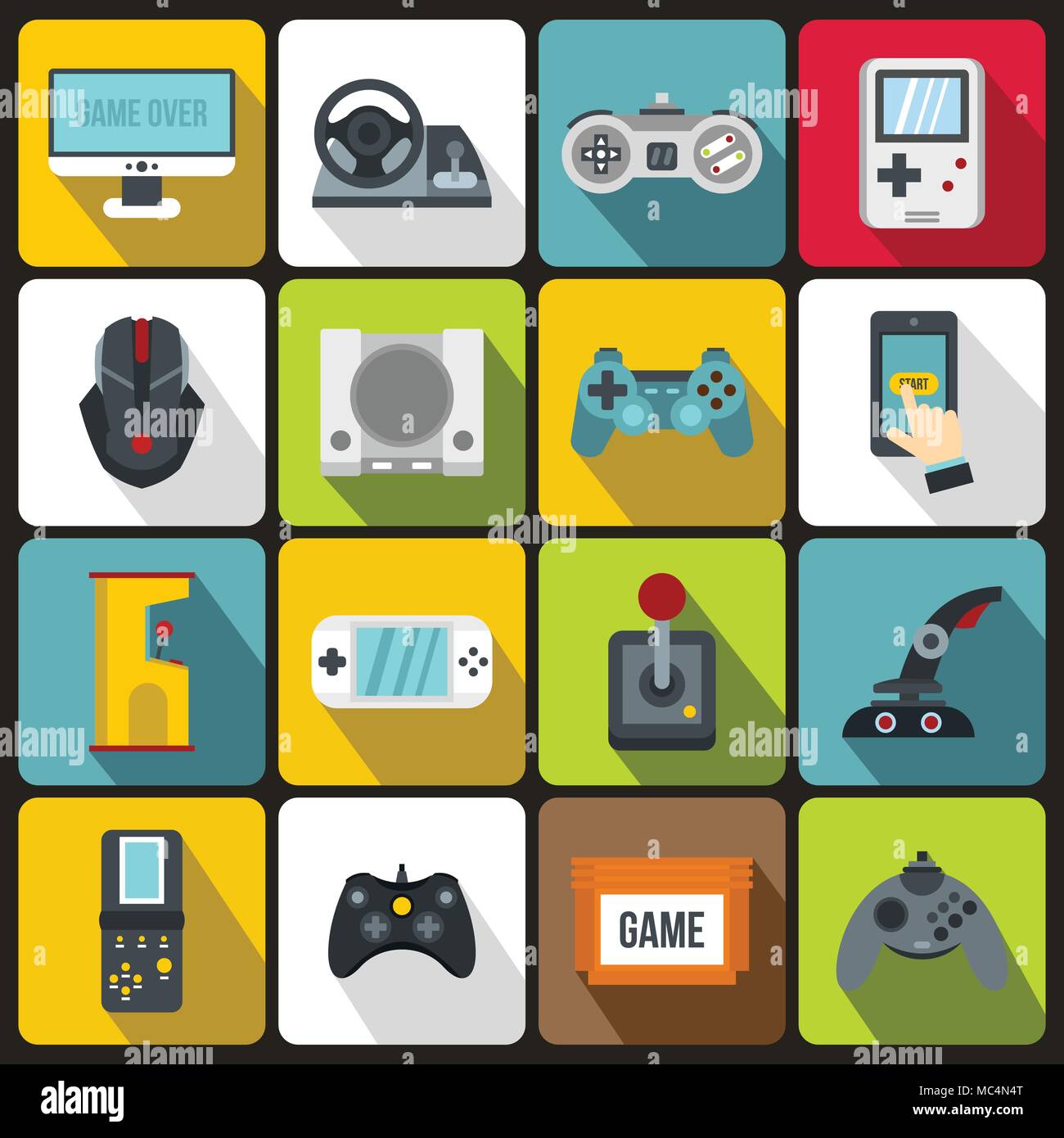 Pocket electronic game Stock Vector Images - Alamy