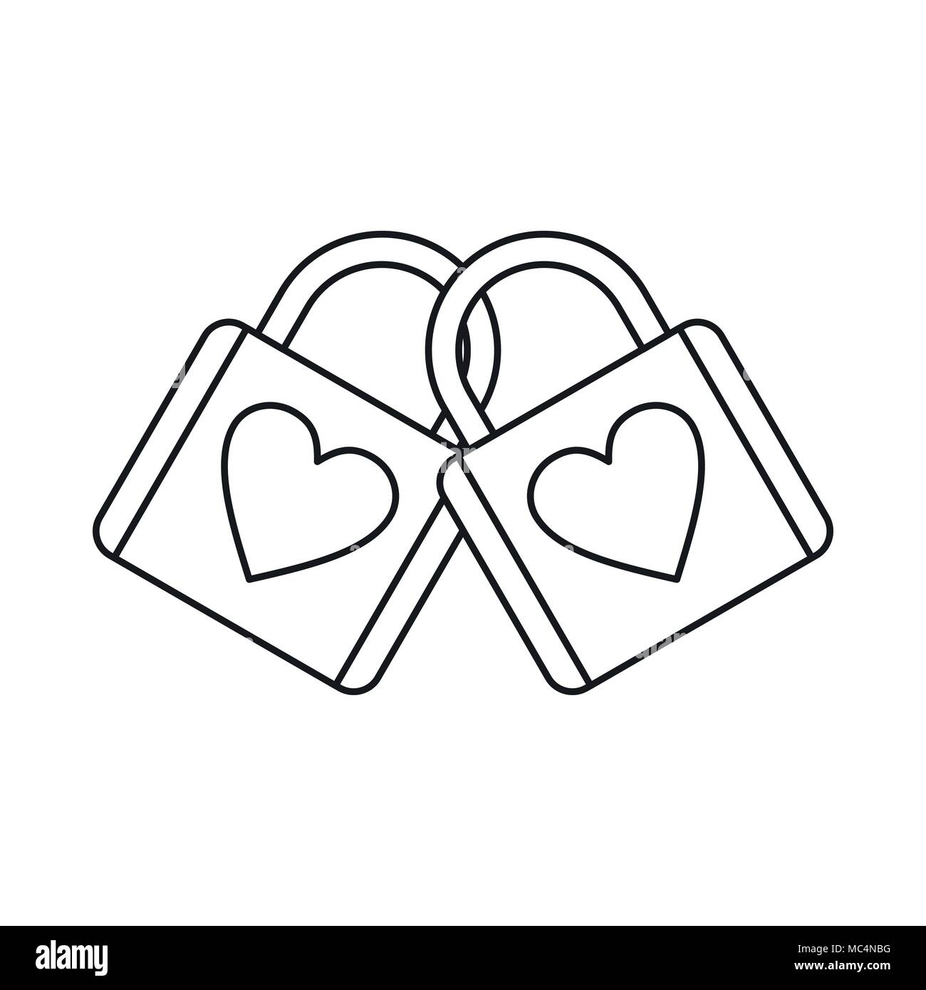 Two hearts together Black and White Stock Photos & Images - Alamy