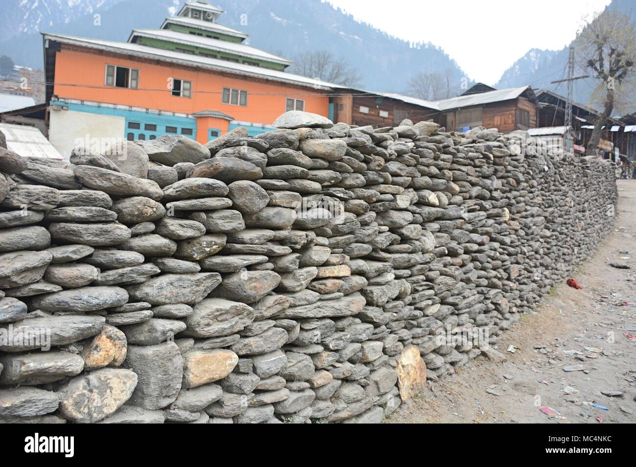 Smooth Stone Wall House