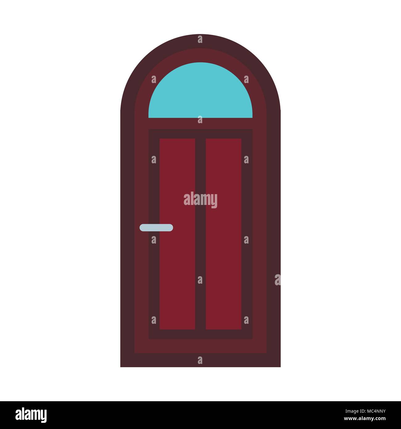Handle on church door Stock Vector Images - Alamy