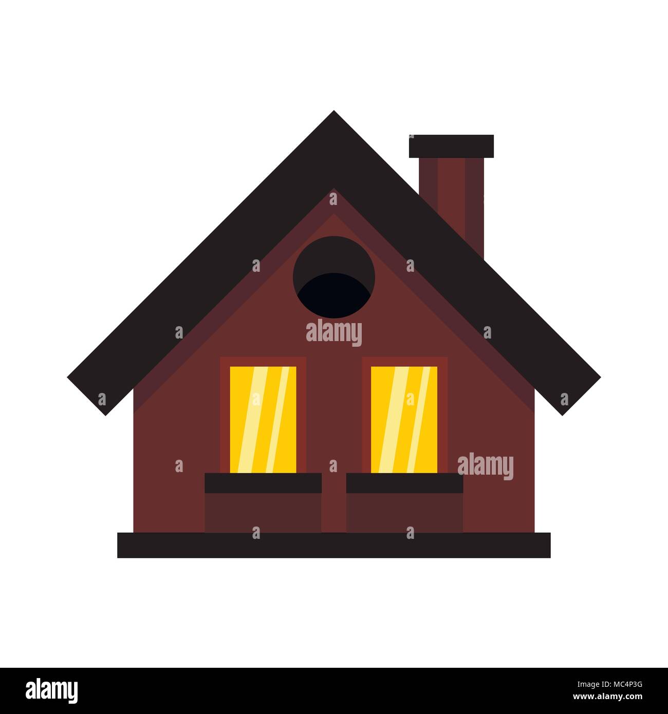 Small modern village in Cut Out Stock Images & Pictures - Alamy