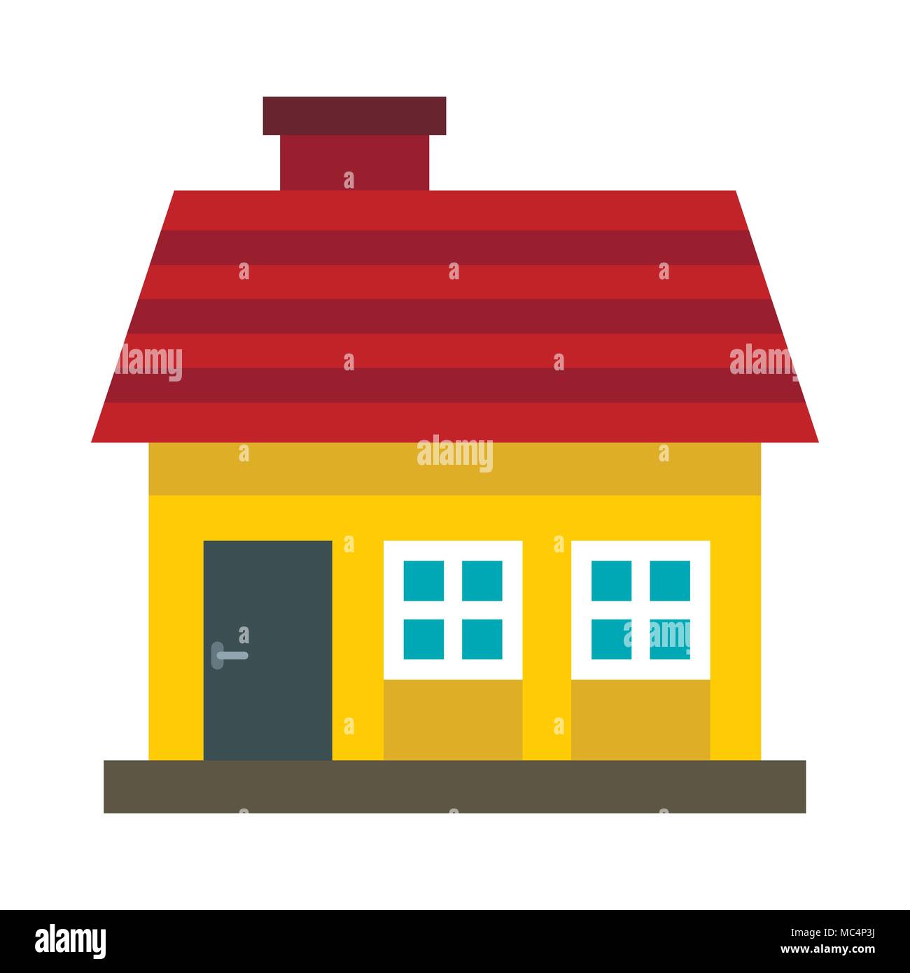 Traditional small village red Cut Out Stock Images & Pictures - Alamy