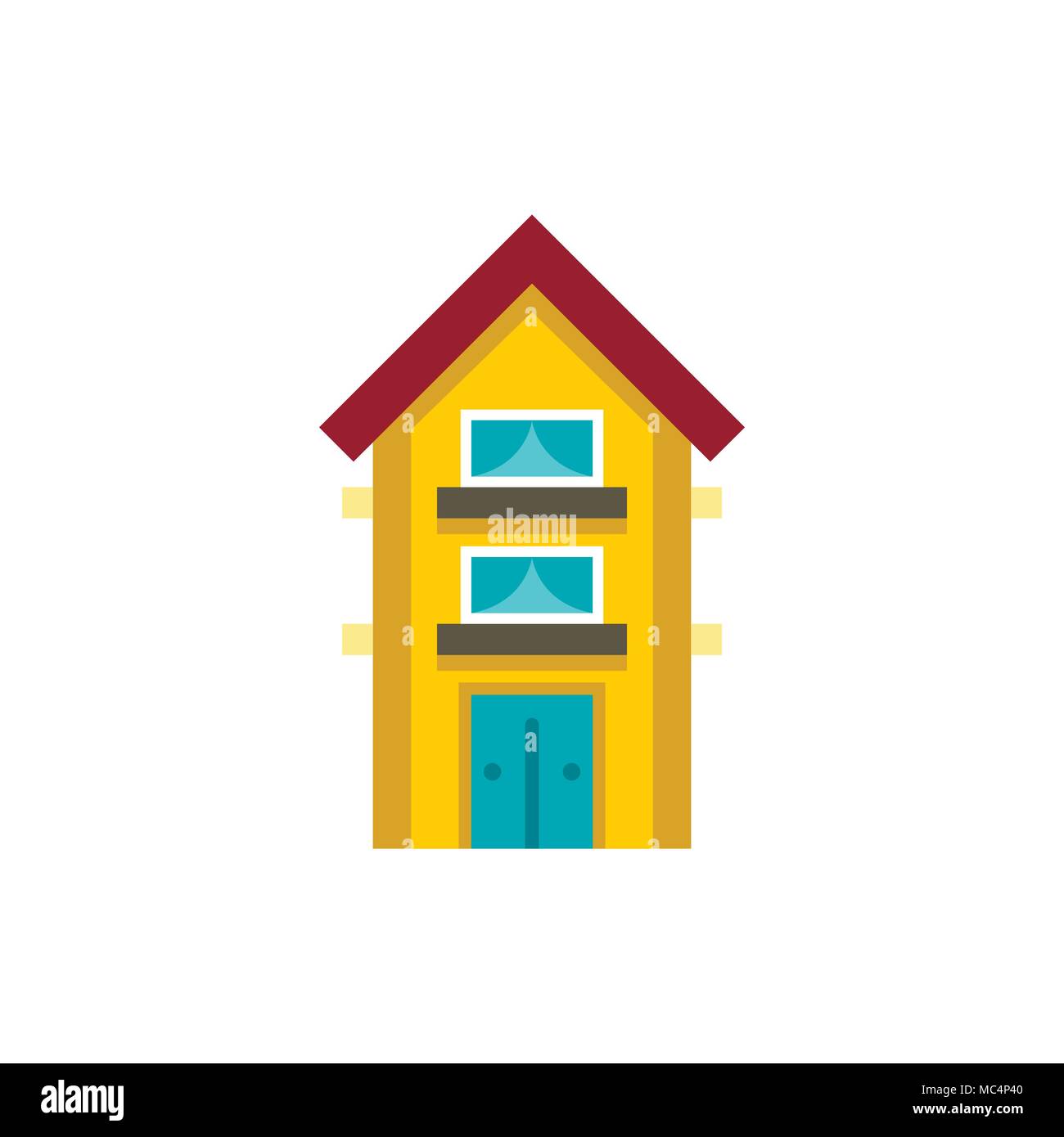 Small two storey structure Cut Out Stock Images & Pictures - Alamy