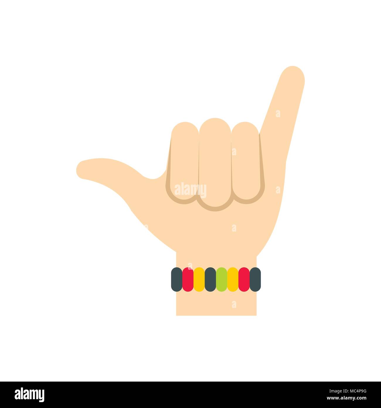 Shaka hand sign surfer Cut Out Stock Images & Pictures - Alamy