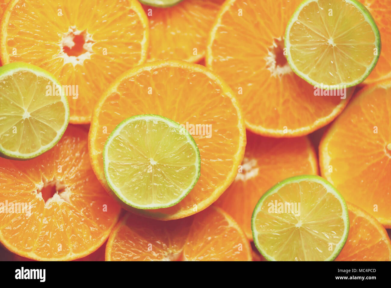 Fresh sliced orange fruit texture. Macro, top view, copy space. Food ...