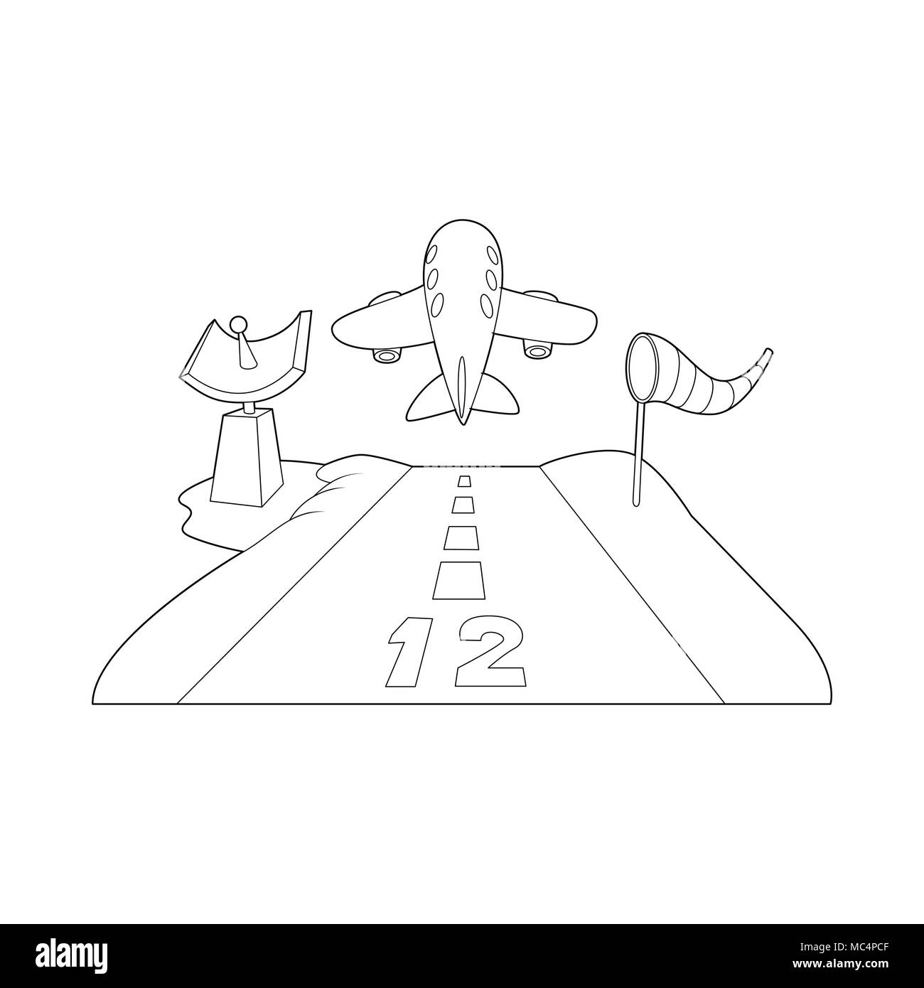 View airplane wing runway Cut Out Stock Images & Pictures - Alamy