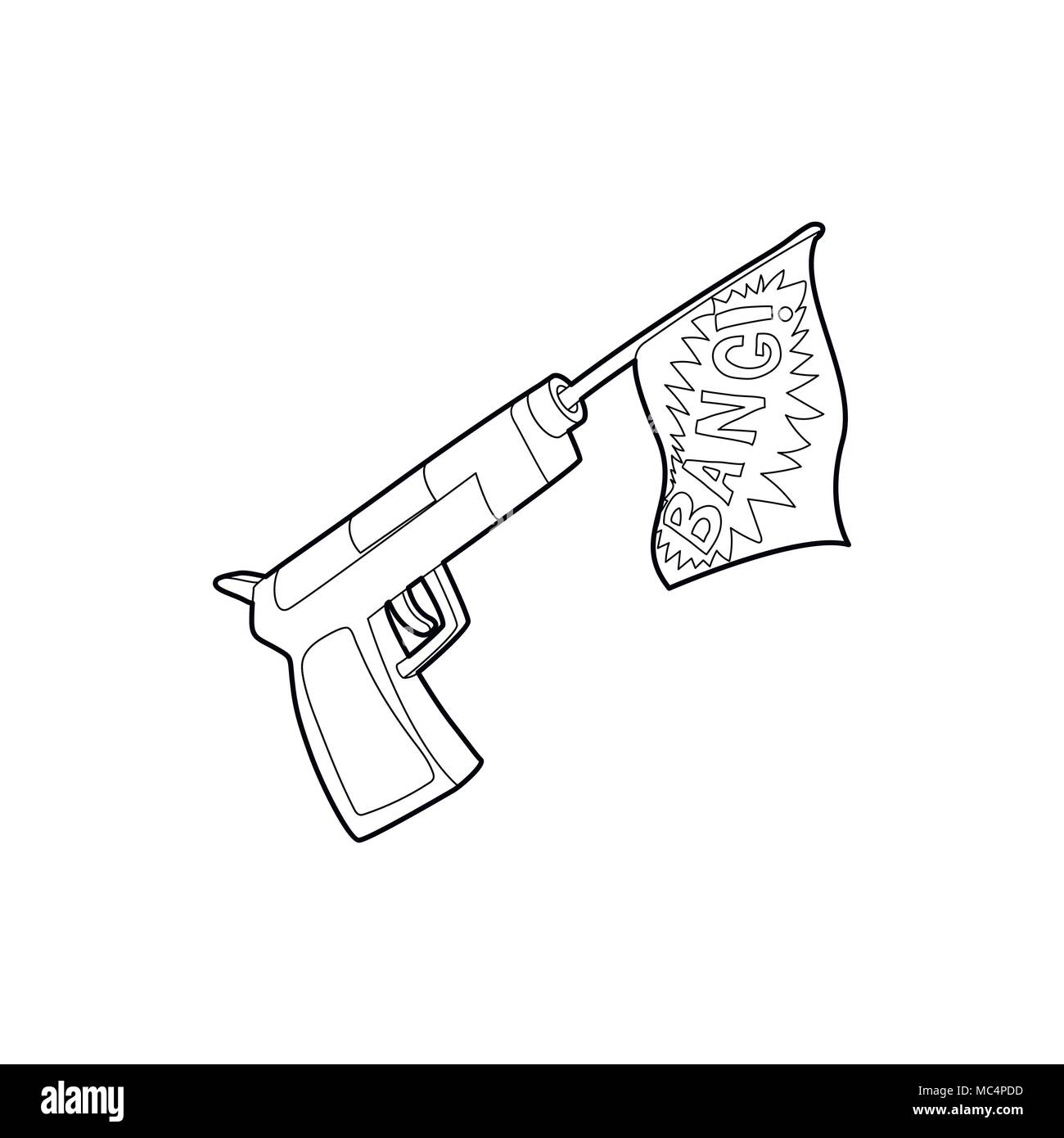 Bang Gun Stencil