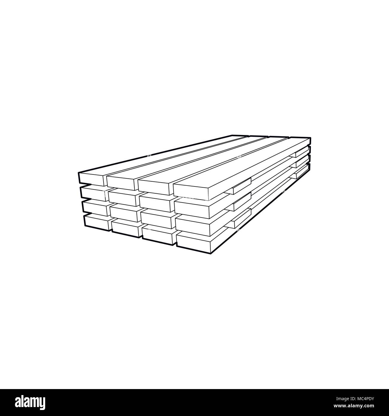 Stack boards Stock Vector Images - Alamy