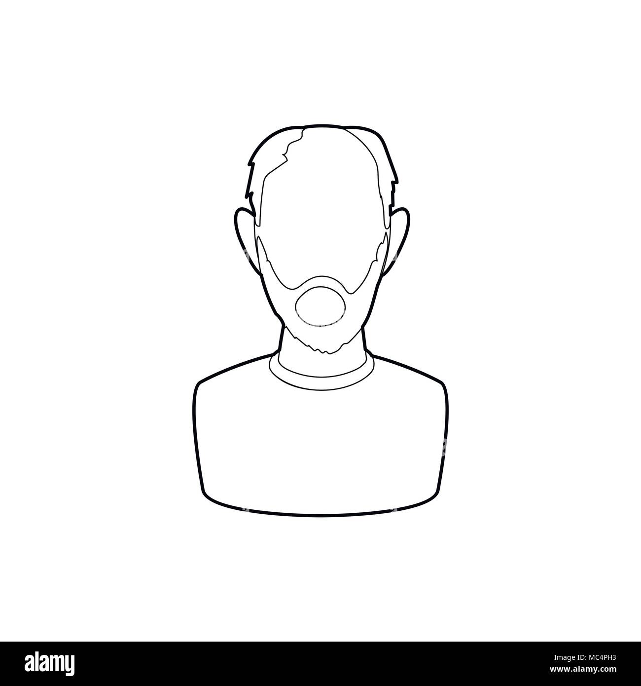 Disability insurance icon line Cut Out Stock Images & Pictures - Alamy