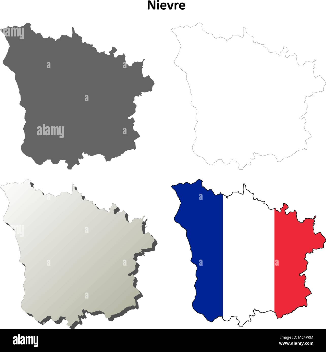 Map nevers france Stock Vector Images - Alamy