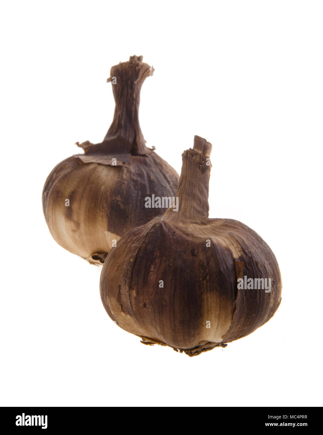 White garlic head heap top view hi-res stock photography and images - Alamy