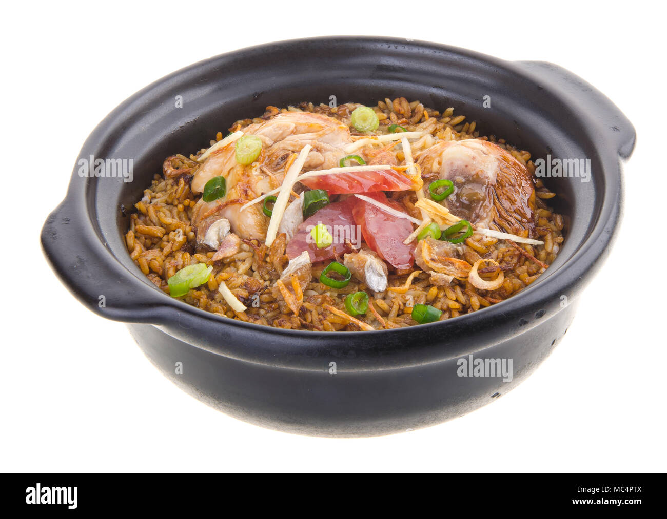 Claypot chicken rice. asia chinese food Stock Photo - Alamy